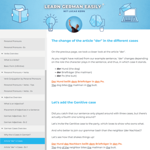 Learn German with Stories & Interactive Lessons | LGE Premium