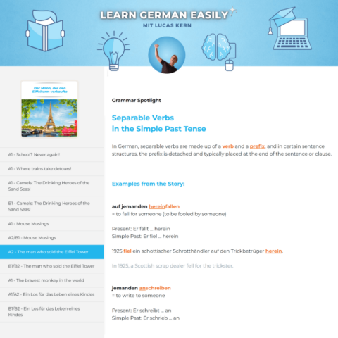 Learn German with Stories & Interactive Lessons | LGE Premium